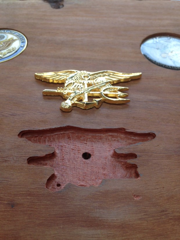 Bar Top coin inlay finally finished | ultimatemancavebuild